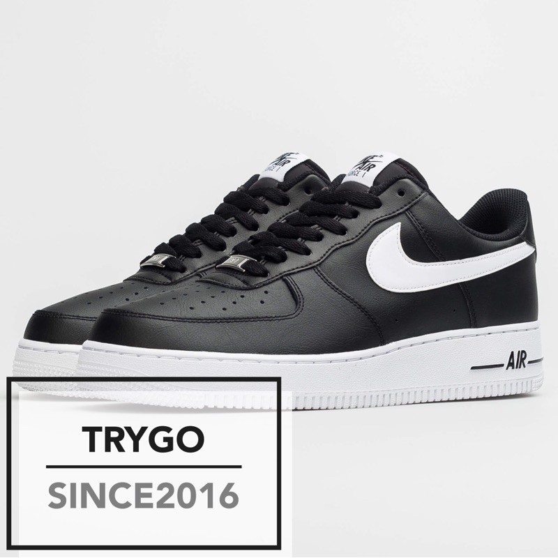 TRYGO｜ AIR FORCE 1 '07 黑白 黑底白勾 AF1 GD款 CJ0952-001 | 蝦皮購物