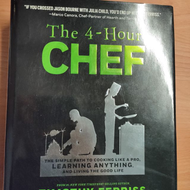 The 4 hour chef 廚藝解構聖經英文版 | 蝦皮購物