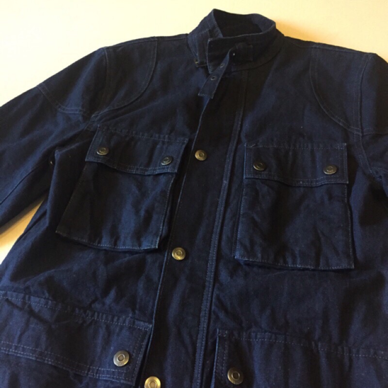 破盤最低價！近全新 Gap 原色牛仔外套 休閒 深藍 uniqlo zara Levis m65 可參考 | 蝦皮購物