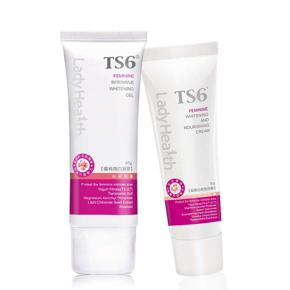 TS6 蜜桃煥白凝膠45g+超美白香氛誘霜30g(品牌直營) 私密清潔 私密保養 美白 | 蝦皮購物