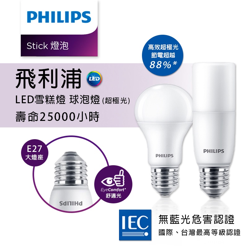 【真彩光G3最新款】PHILIPS 飛利浦 燈泡 LED燈泡 E27 LED 燈泡 9W 12W 13W 16W | 蝦皮購物