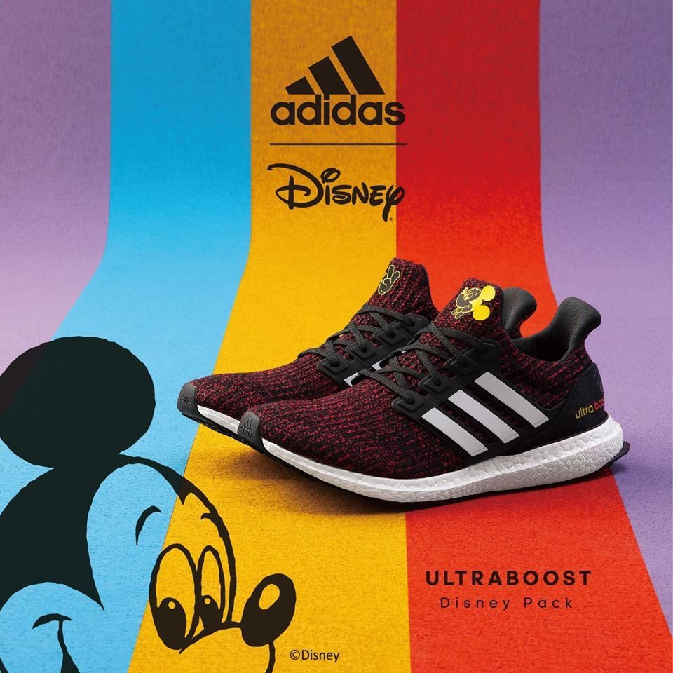【S.M.P】DISNEY x ADIDAS ULTRA BOOST 4.0 黑白 黑紅 米奇 迪士尼 FX7796 | 蝦皮購物