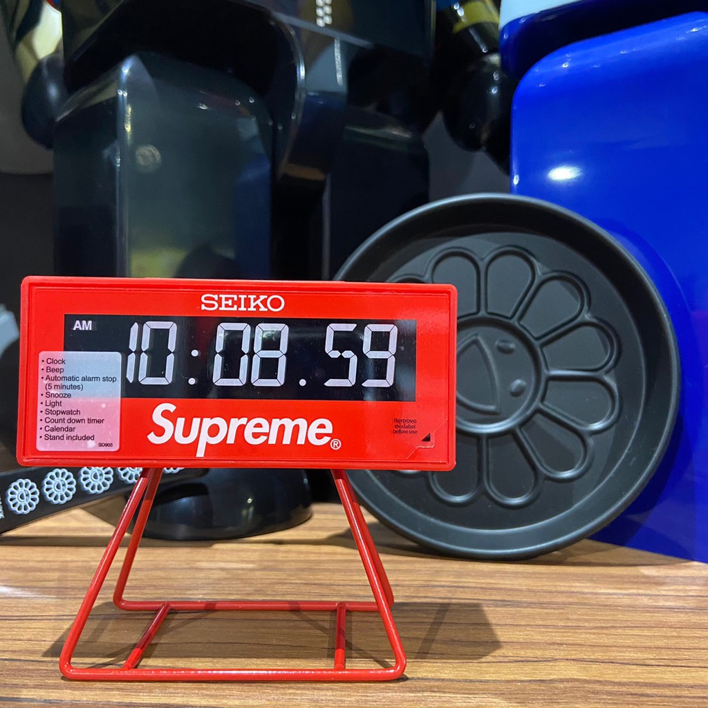 全新現貨 Supreme x Seiko Marathon Clock 時鐘 | 蝦皮購物