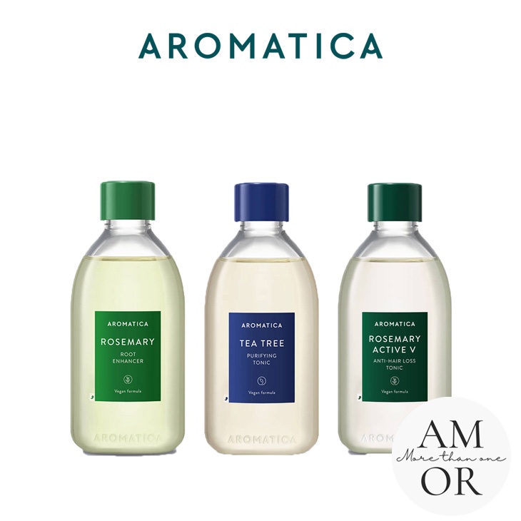 [Aromatica] 頭皮噴霧 3種 (迷迭香/茶樹/活性 V) | 蝦皮購物