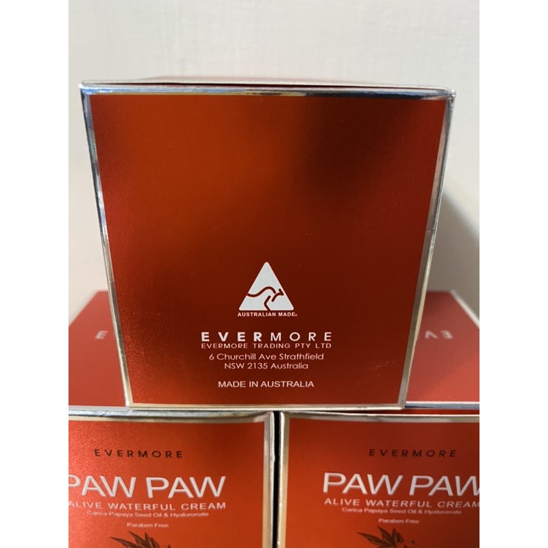 EVERMORE PAW PAW ALIVE WATERFUL CREAM | 蝦皮購物