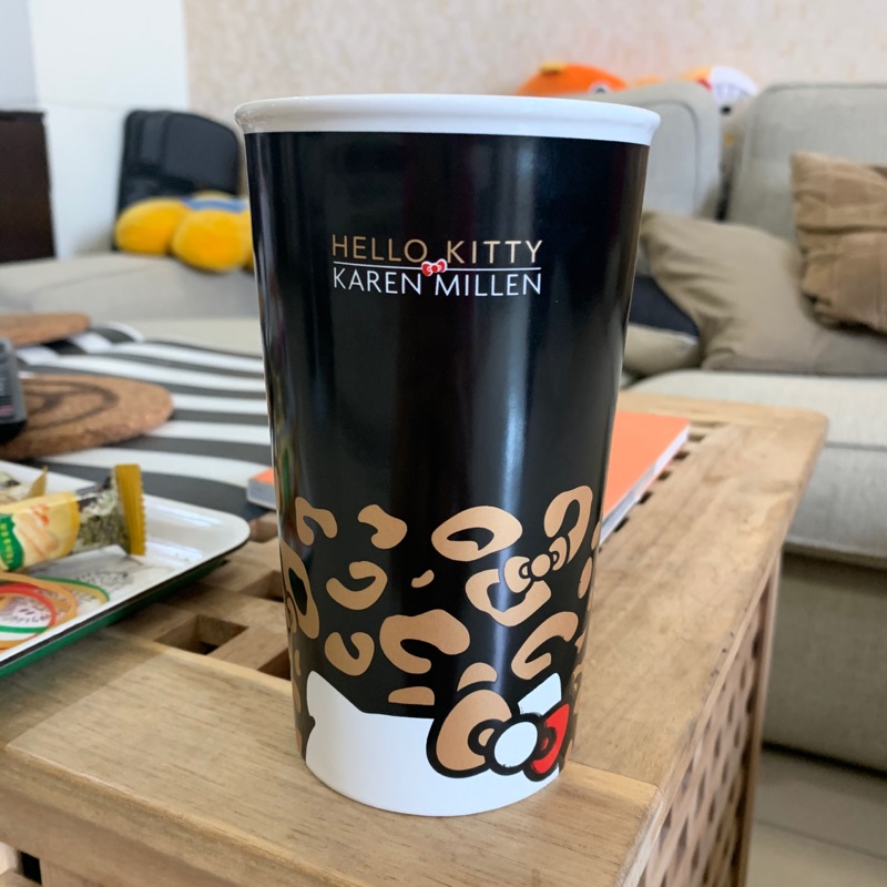 711集點 Hello kitty限量雙層陶瓷隨行杯 現貨 豹紋款 | 蝦皮購物
