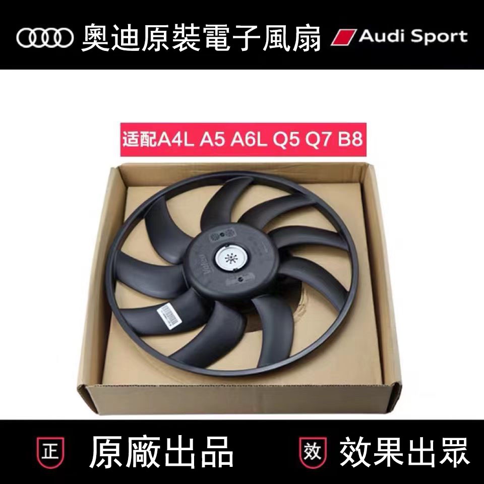 適配奧迪 A6L A4L Q5 A5 Q7 A4 電子扇 水箱散熱風扇 控制器空調風扇原廠 | 蝦皮購物