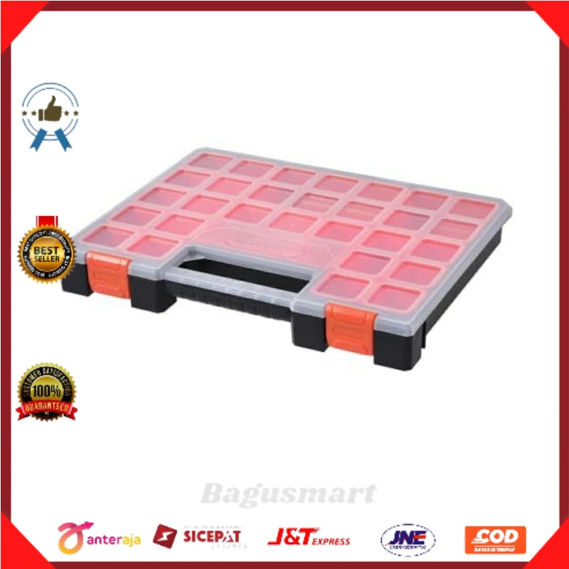 Tactix 40.4 厘米模塊化塑料工具箱/工具箱/多用途儲物盒 | 蝦皮購物