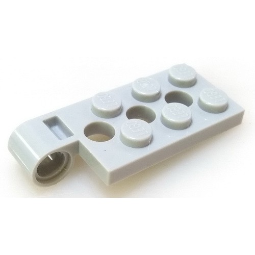 98286 4646513 淺灰 2x4 薄板 轉折 轉軸+圓孔 科技Technic[正版LEGO 樂高類] | 蝦皮購物