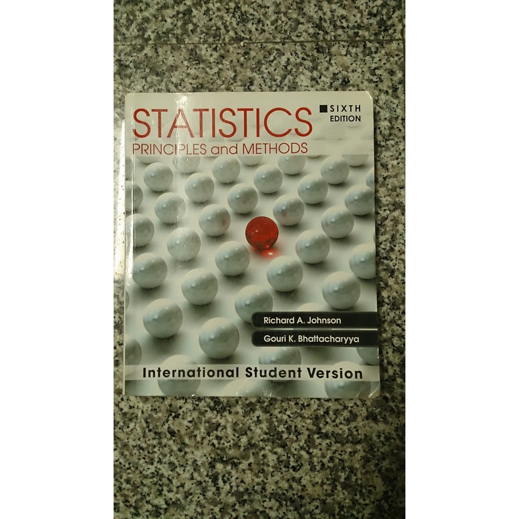 Statistics Principles and Methods 6th edition | 蝦皮購物