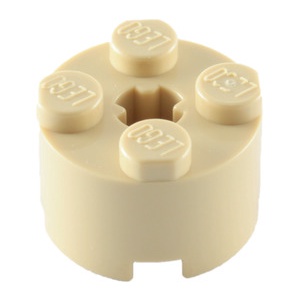 [樂磚庫] LEGO 6143 磚 圓型 米色 2x2 614305 4125220 | 蝦皮購物