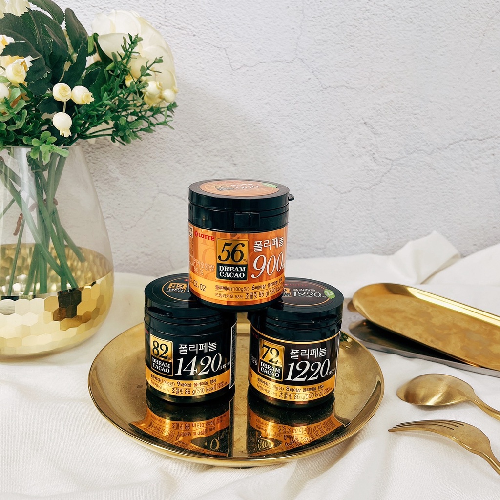 【現貨】韓國 Lotte 樂天 Dream Cacao 骰子巧克力 56% 72% 82％ (86g) 巧克力 | 蝦皮購物