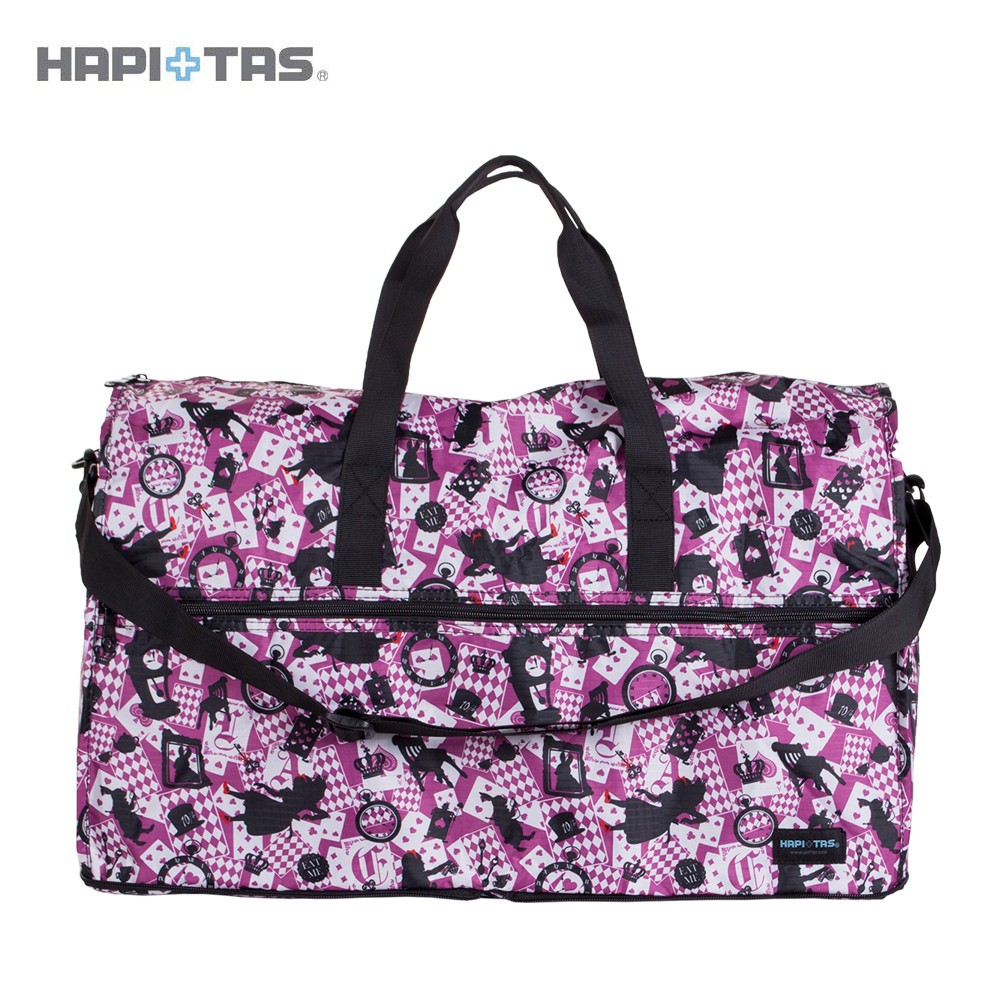 【嗣竣貿易】HAPI+TAS 摺疊旅行袋(大) H0004-295 新版粉色愛麗絲 | 蝦皮購物
