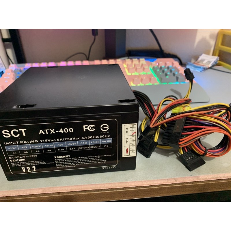 SCT ATX-400 400W電源供應器 power | 蝦皮購物