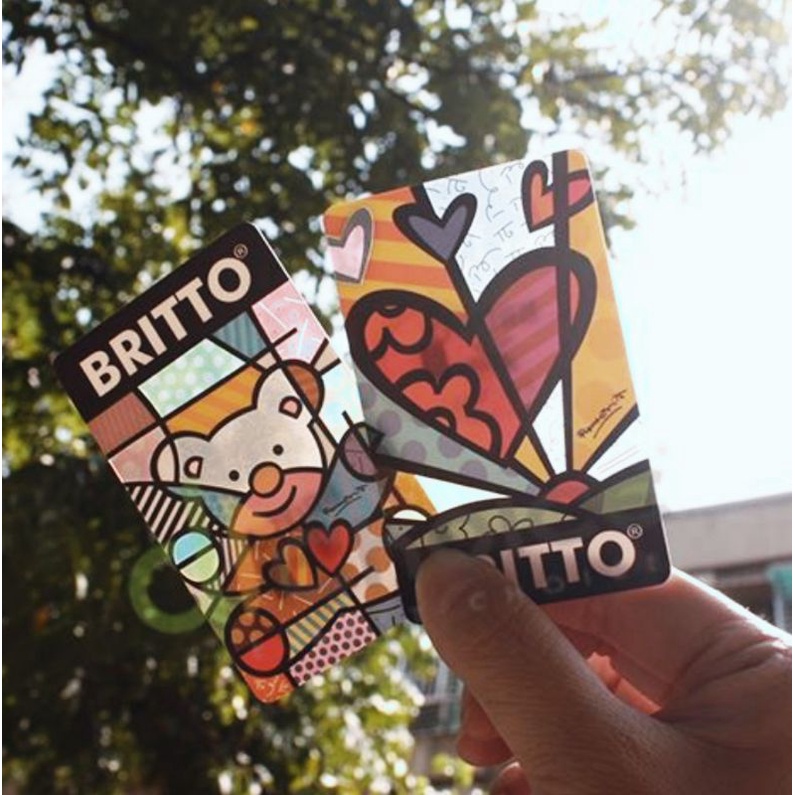現貨 台北捷運 BRITTO 悠遊卡 小熊 愛心 透明悠遊卡 BRITTO造型悠遊卡 | 蝦皮購物
