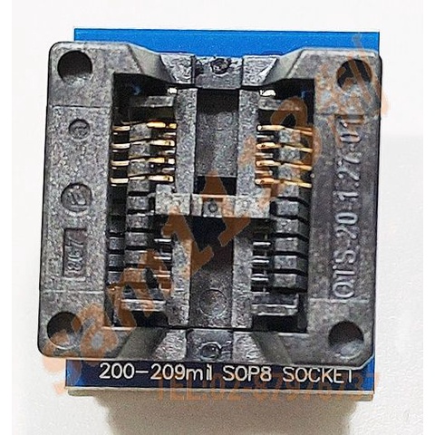 113燒錄座 SOP-8 208mil 轉 DIP-8 腳寬 300mil 測試座 轉接座 下壓 簡易版 >>1個 | 蝦皮購物