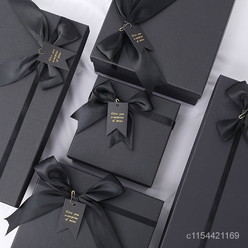 【滿799免運】蝴蝶結禮品盒大號禮物盒生日禮盒鞋盒長方形包裝盒高檔大氣手提盒jioyh NQKC | 蝦皮購物