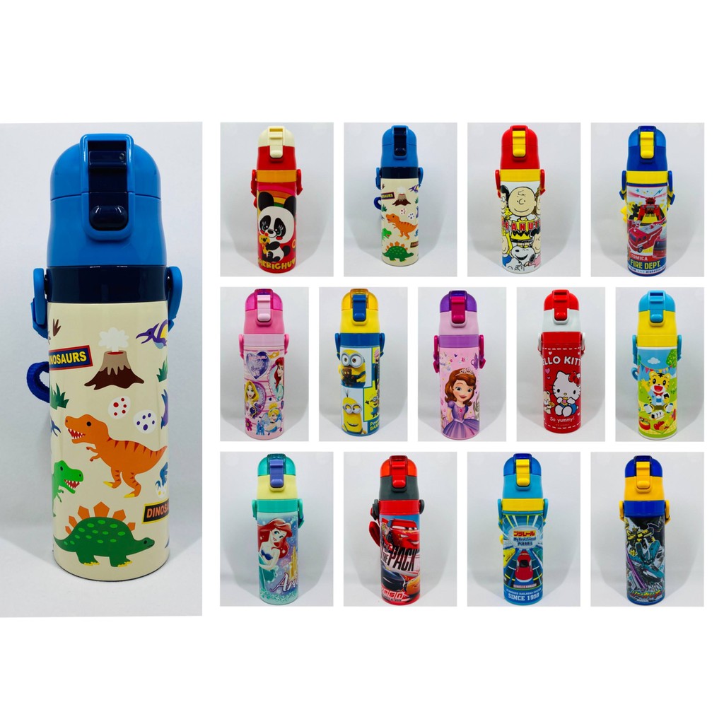 *小波日貨*現貨台灣出貨 日本 Skater 不鏽鋼 兒童水壺 保冷保溫 直飲式水壺 470ml SDC4 | 蝦皮購物