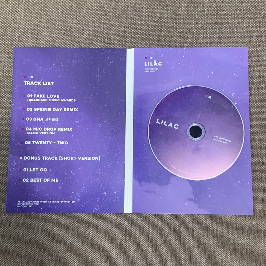 BTS JungKook 柾國 JK LILAC DVD 韓站周邊 現貨 | 蝦皮購物