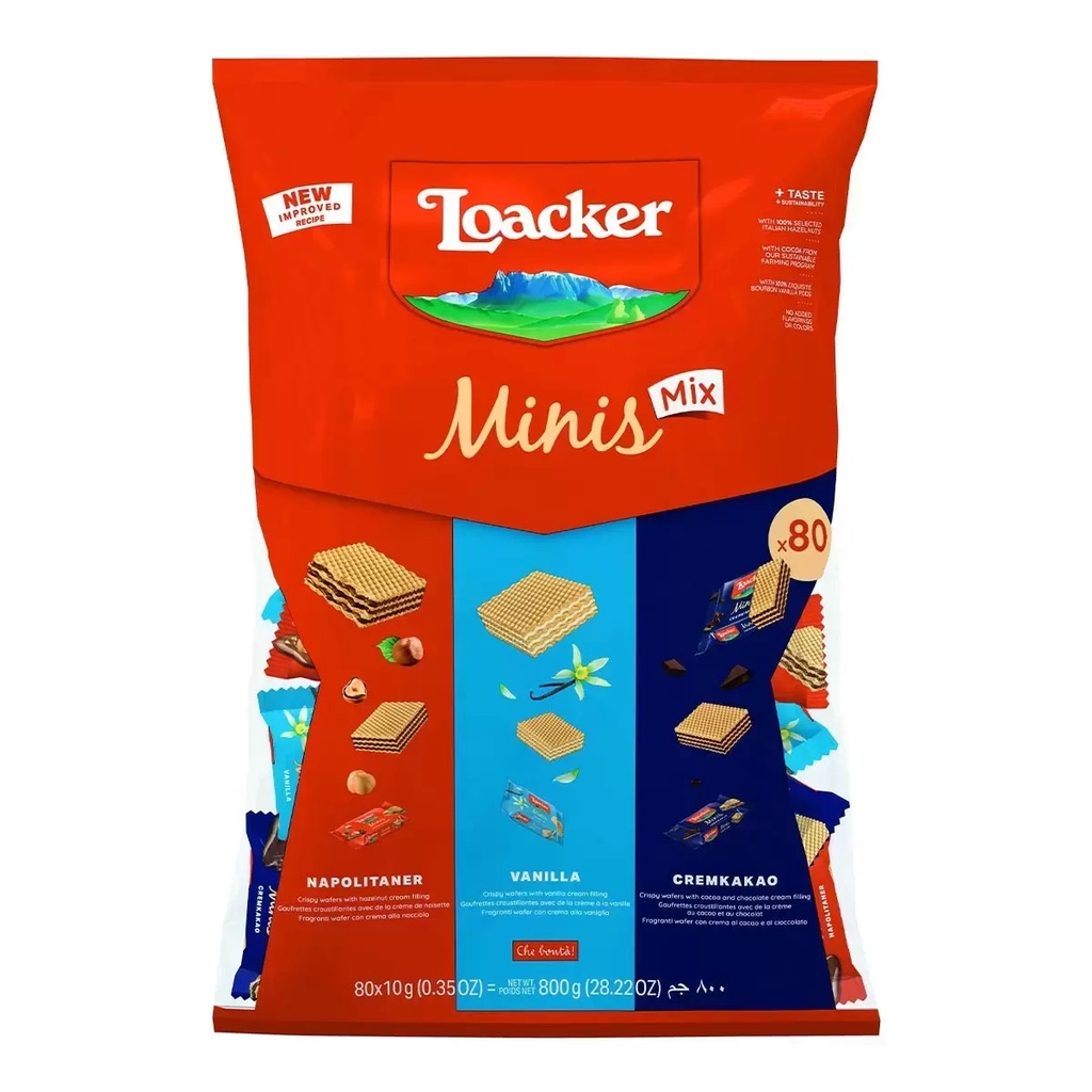 【Visual&M】萊佳 綜合迷你威化夾心餅 800公克 好市多代購 Costco | 蝦皮購物