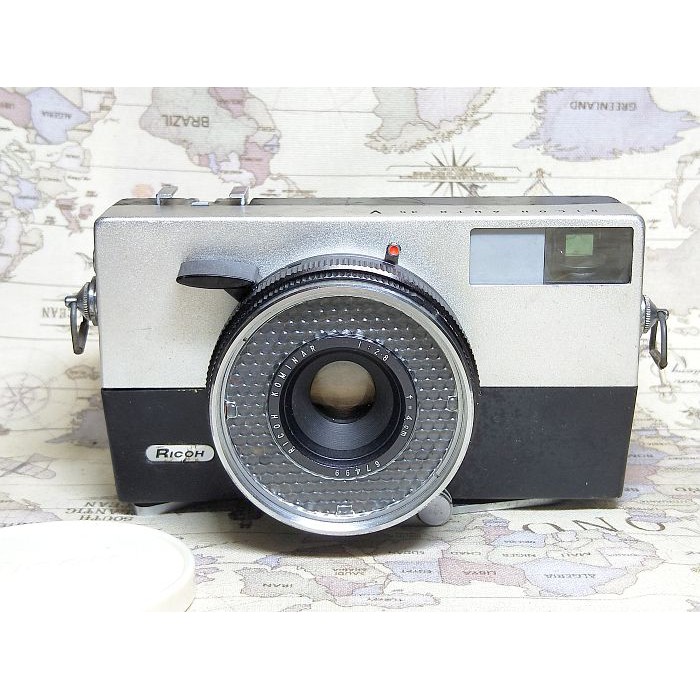 【跳蚤小舖子】Ricoh Auto 35V 40/2.8 ---設計獨特的底片相機 | 蝦皮購物