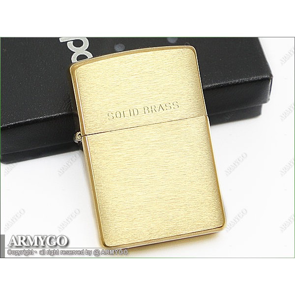 【ARMYGO】ZIPPO原廠打火機-銅(橫紋面) NO.204 | 蝦皮購物
