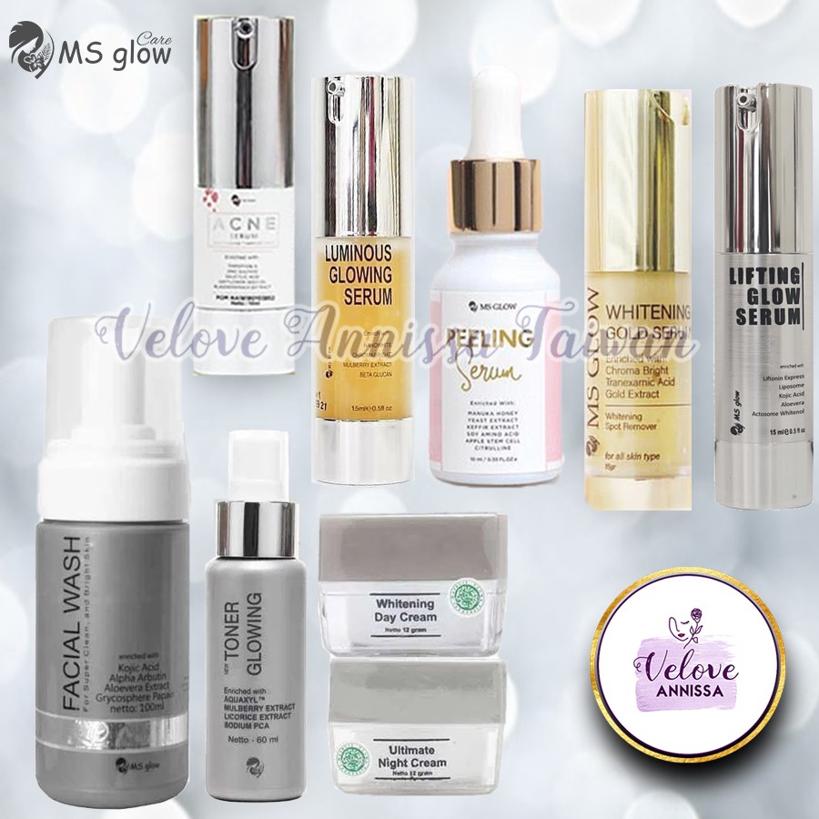 MS GLOW Acne Series Paket Serum MSGLOW JERAWAT ORI 100% dna | 蝦皮購物