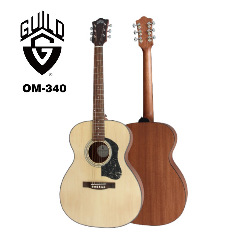 Guild OM-340 單板 木吉他 民謠吉他 OM桶 【i.ROCK 愛樂客樂器】OM340 OM340C | 蝦皮購物