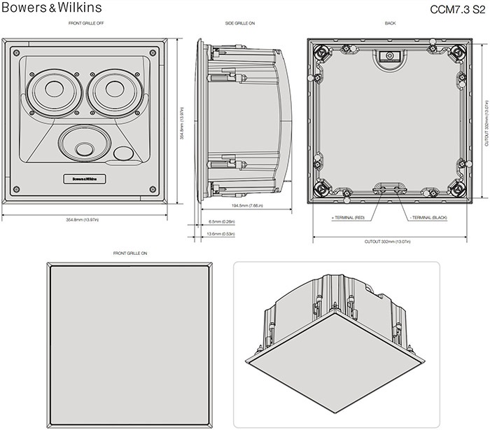 英國B&W CCM7.3 S2 崁入喇叭(單支) | 蝦皮購物