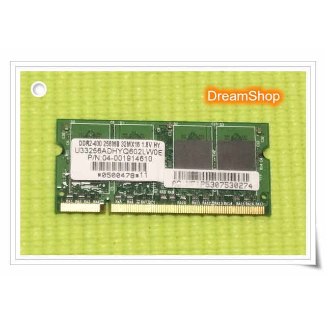 【DreamShop】原廠 Hynix 海力士 筆記型 256MB DDR2 400Mhz 優質顆粒記憶體 | 蝦皮購物