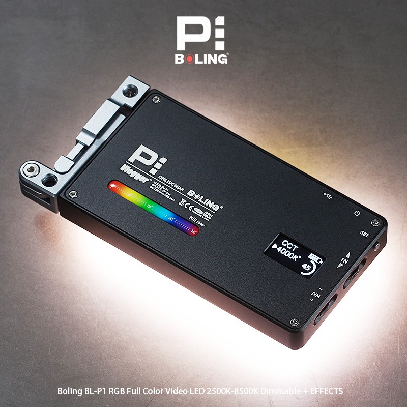 三重☆大人氣☆ Vlogger x Boling 柏靈 BL-P1 P1 RGB 全色 LED 攝影燈 補光燈 | 蝦皮購物