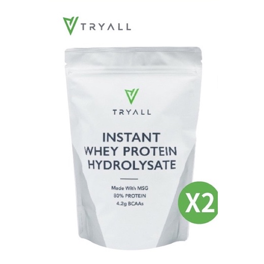 【Tryall】原味 無添加分離 & 水解 乳清蛋白(MSG分裝) 500g*2包 | 蝦皮購物