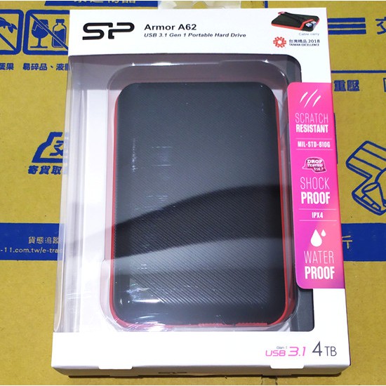 台灣精品獎 2.5吋 ~ 軍規防震 + 防水 ~ SP 廣穎 Armor A62L A60 A62 4Tb 5Tb | 蝦皮購物