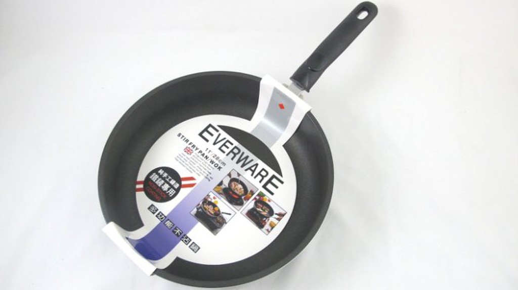 EVERWARE 台灣製 28cm 31cm 34cm 37cm 手工鑄造鐵鏟多功能不沾平底鍋 煎鍋、炒鍋、可用金屬鏟 | 蝦皮購物