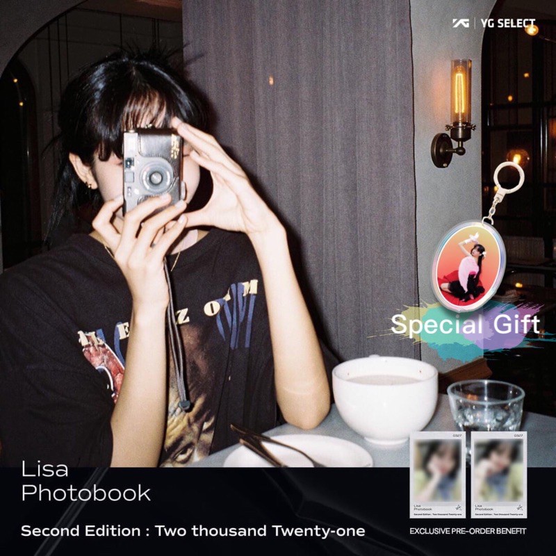 KMUSIC 🎙️〖贈送官方特典〗LISA PHOTOBOOK [0327] VOL.2 第二版寫真書 | 蝦皮購物