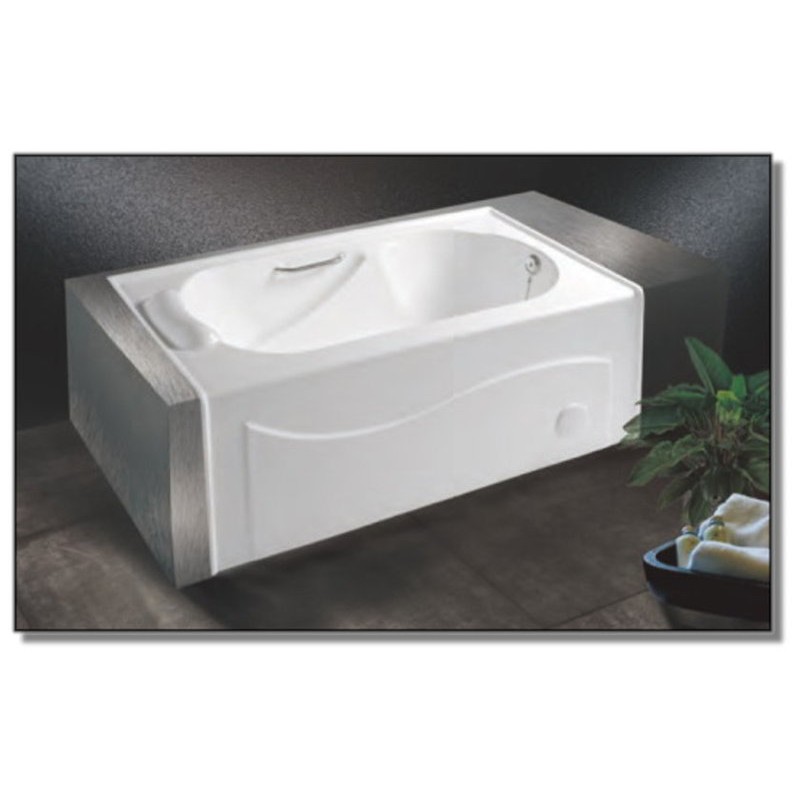 《金來買生活館》摩登衛浴 SL-6275C 壓克力浴缸 附扶手 雙牆面 浴缸 (左)右排水 150*73*48cm | 蝦皮購物