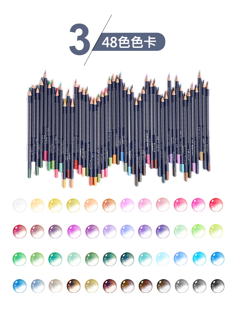 【AFAMIC 艾法】創意無限專業級高顯色乾濕兩用三角原木水性可渲染多層次繪畫色鉛筆(插畫 著色 POP) | 蝦皮購物