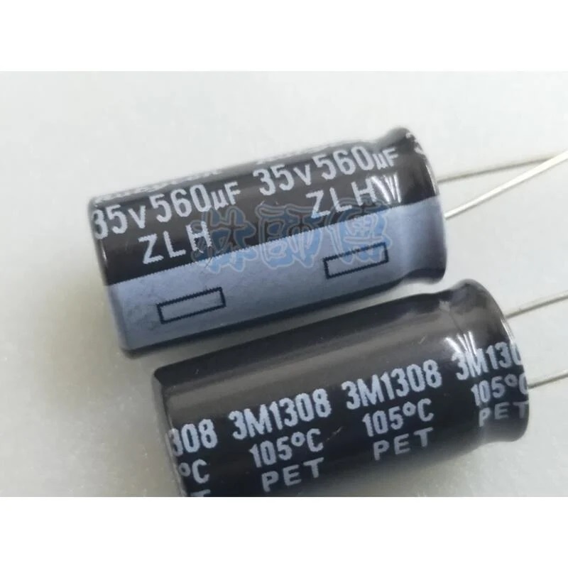 【林師傅】全新 Rubycon 電解電容 35v560uf 35V 560uf 105度 ZLH 10×20（10入） | 蝦皮購物