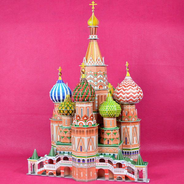 樂立方 3D立體拼圖立體模型 MC093 今生必遊景點 莫斯科聖巴索大教堂2 至尊版 佳廷模型 M54242 | 蝦皮購物