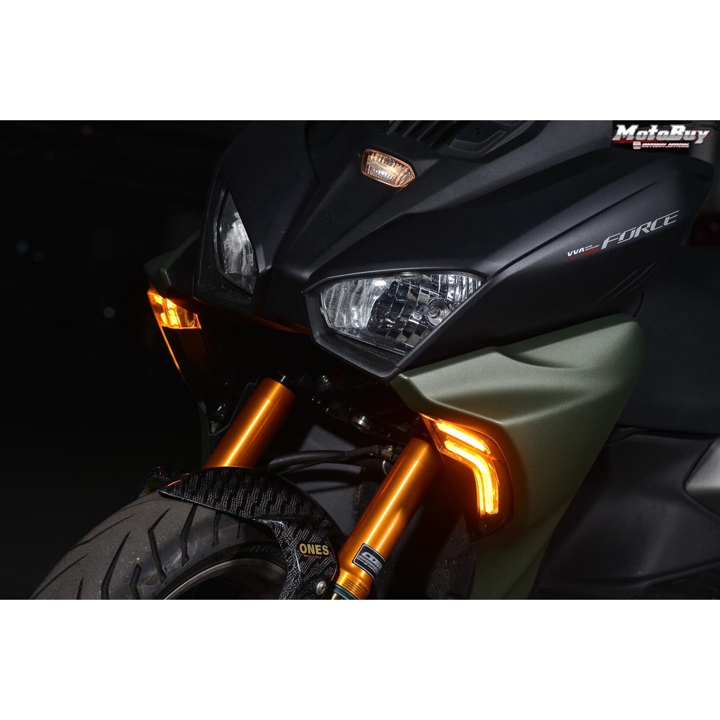 ⚇兵工廠⚇ 預購享免運 KOSO FORCE2.0 獵鷹 前方向燈 LED 方向燈 序列式 日行燈 二代 155 改裝 | 蝦皮購物