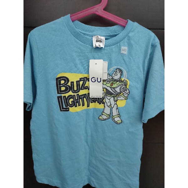 日本GU巴斯光年兒童短T~~140cm | 蝦皮購物