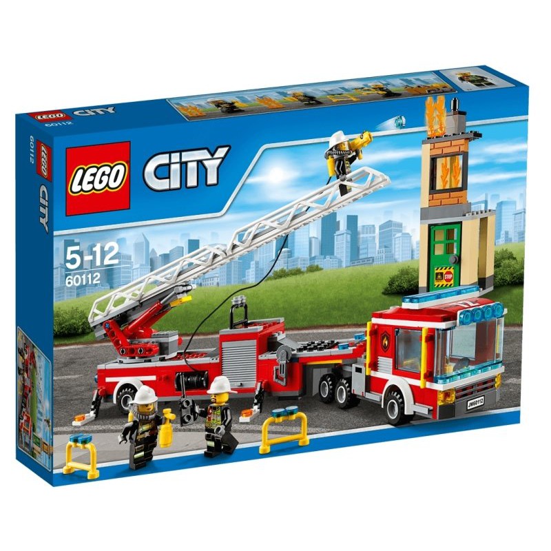 {野孩子}LEGO 樂高 CITY 城市系列 Fire Engine 雲梯消防車 60112 | 蝦皮購物