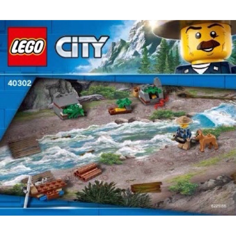 LEGO 40302 CITY 全新未拆 日本帶回 非賣品 山區警察 城市英雄 露營 野營 探險 烤肉 泛舟 | 蝦皮購物