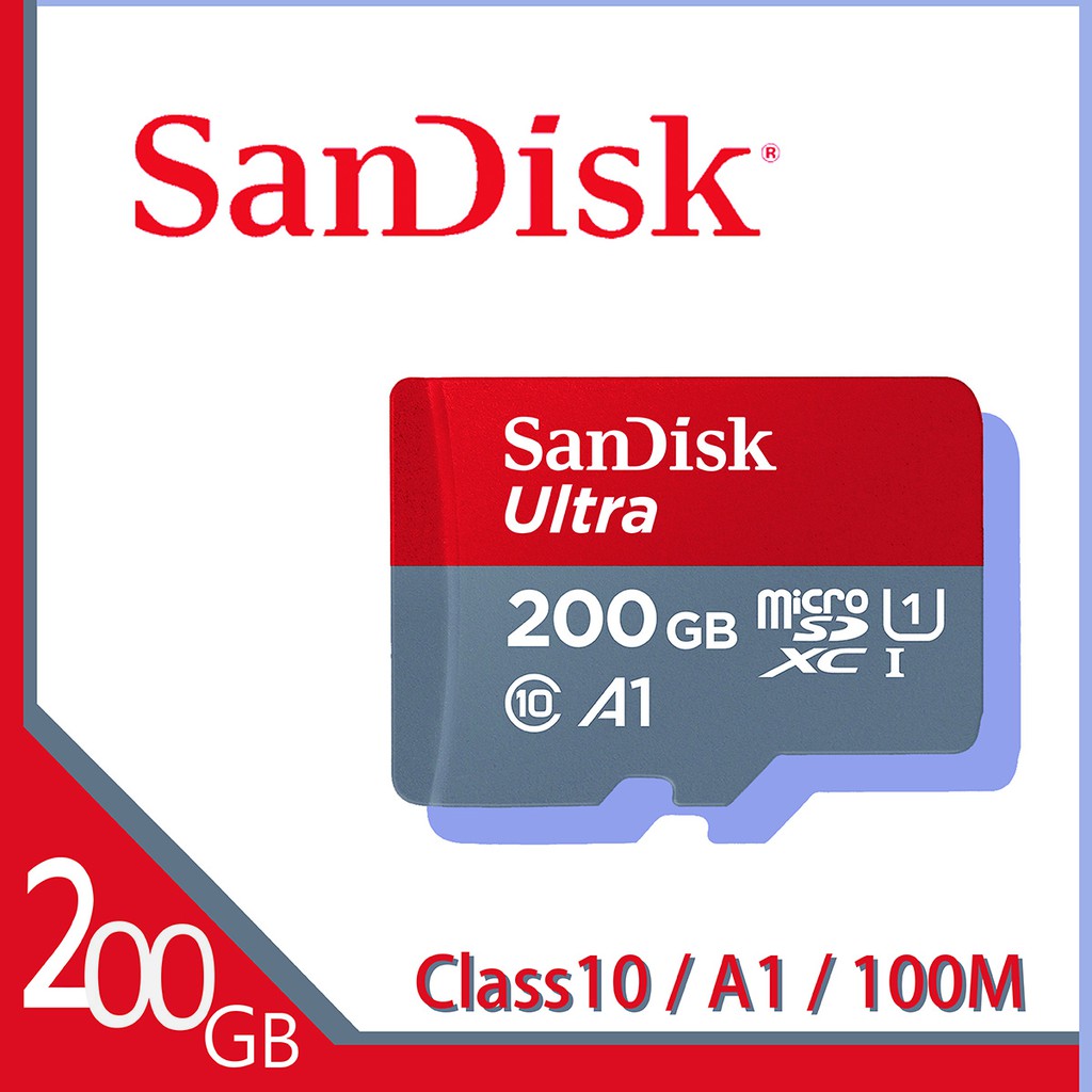 公司貨 Sandisk Ultra MicroSD SDXC TF 200G 256G 400G A1 120M 記憶卡 | 蝦皮購物