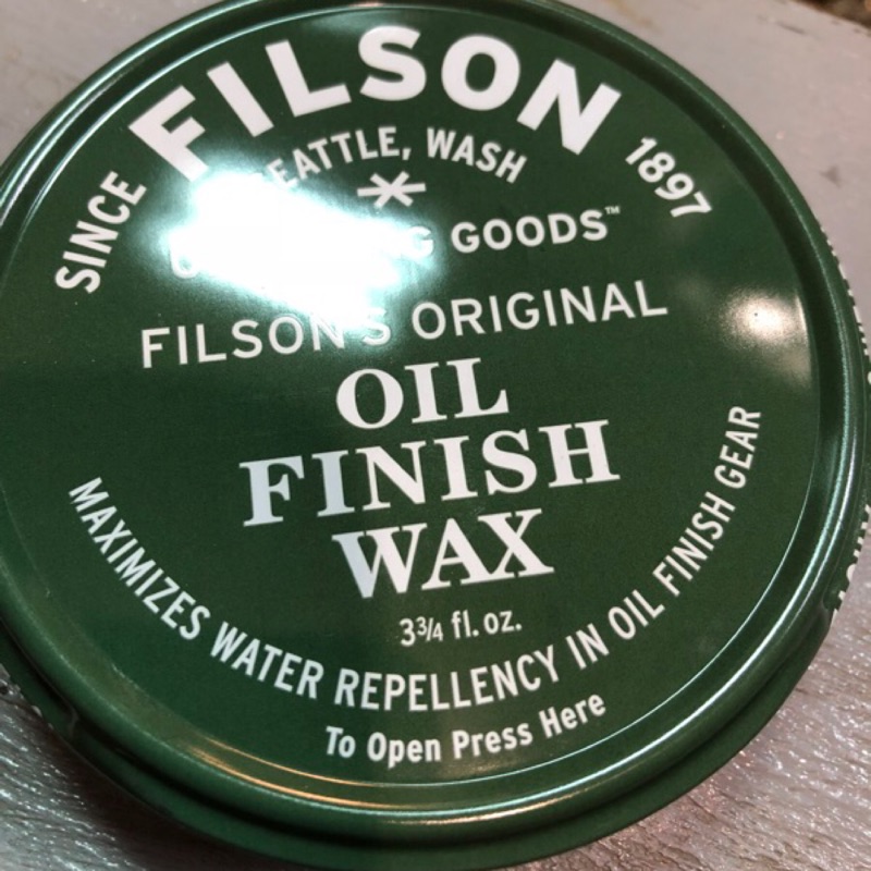 《古著倉庫》絕版大容量3 3/4oz 全新品 MADE IN USA Filson原廠Oil Finish Wax防水蠟 | 蝦皮購物