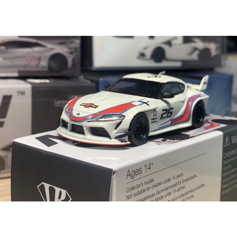 (現貨)Mini GT 1/64 #296 LBWK Toyota GR Supra Martini Racing | 蝦皮購物