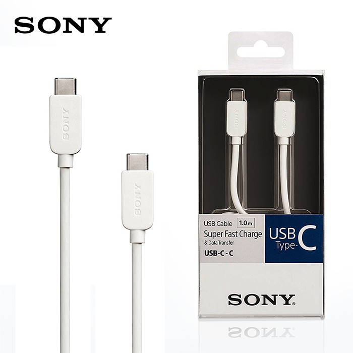 SONY Type-C USB-C-C 1M 高速傳輸充電線 | 蝦皮購物