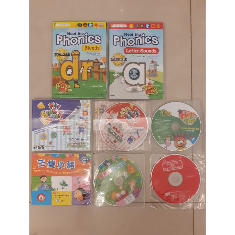 中英文光碟不分售#phonics#幼兒英語美語光碟、故事光碟 | 蝦皮購物