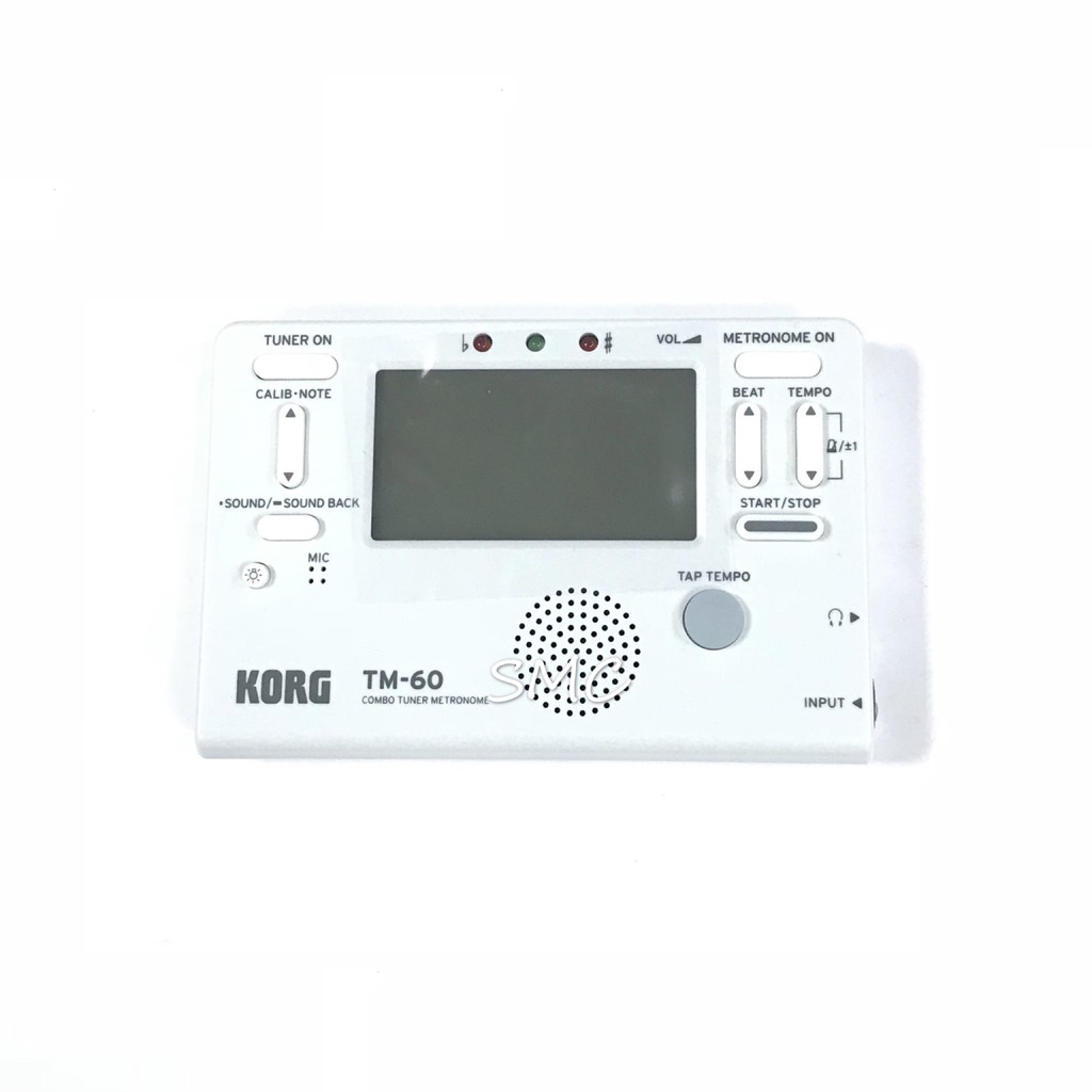 【展韻音樂】KORG TM60 調音 節拍器 (白) 管樂團專用 調音節拍器 樂團 | 蝦皮購物