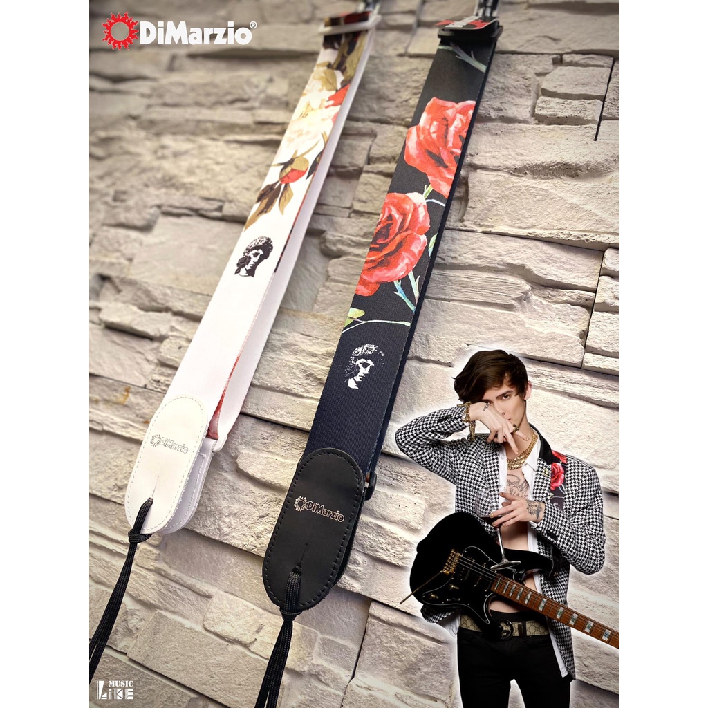 『現貨在庫』Polyphia Flower Muse 背帶 吉他 貝斯 Dimarzio Tim Henson 萊可樂器 | 蝦皮購物